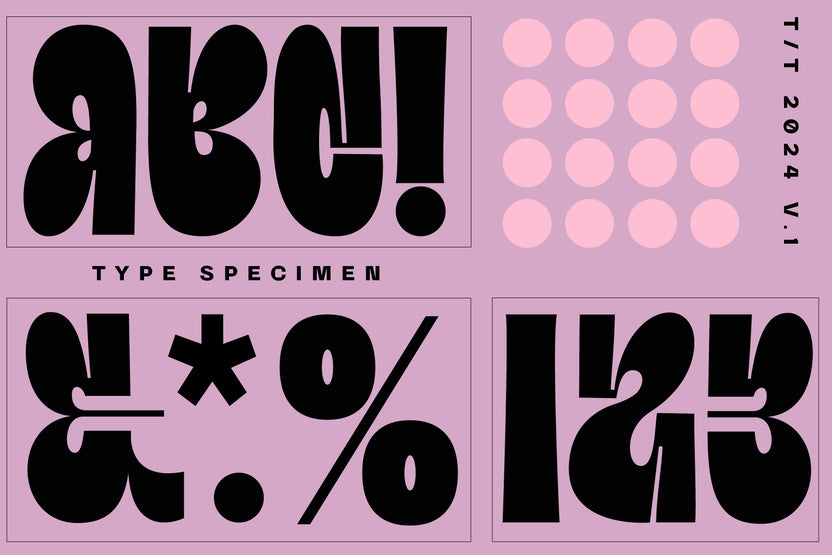 Display Font Collection - Tropical Type