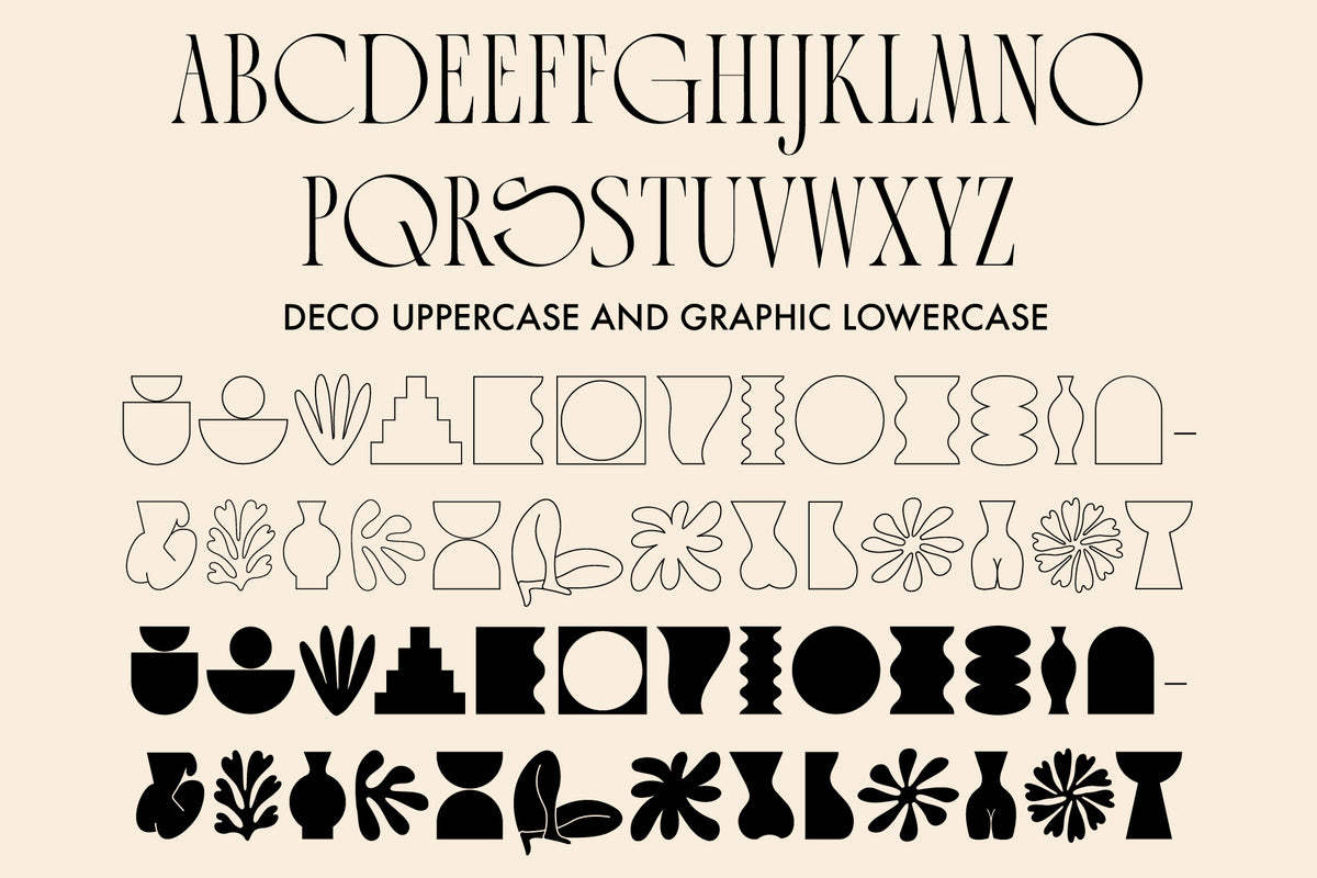 Eclectic Font Collection - Tropical Type