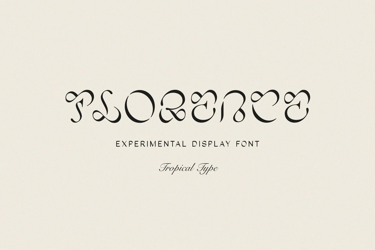 Eclectic Font Collection - Tropical Type